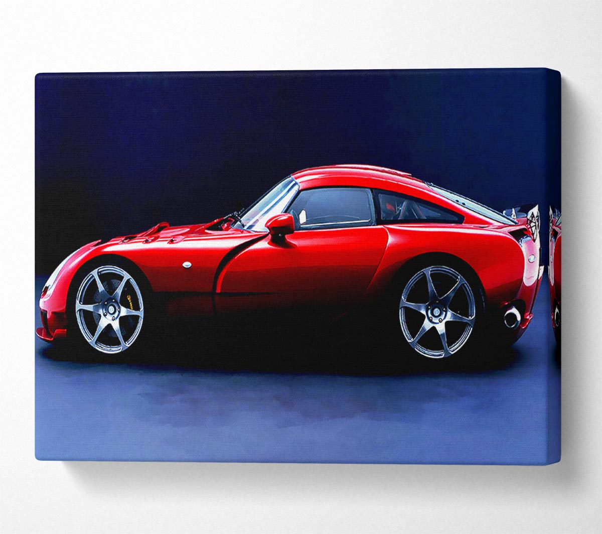 Tvr Red Side Profile – Simply Canvas Art