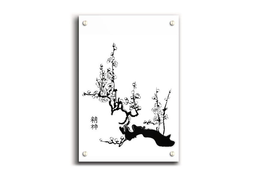 Japanese Tree Of Life Ethnic Ethnic Acryic Print – Simply Canvas Art